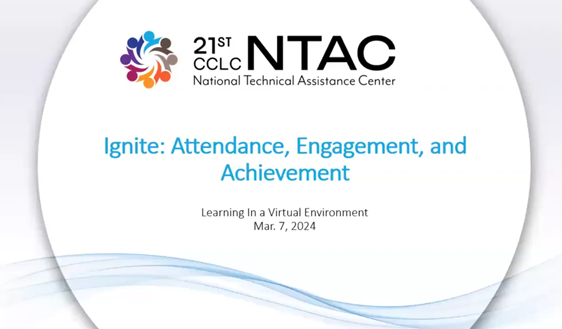 21st CCLC National Technical Assistance Center (NTAC) - Archived Resources